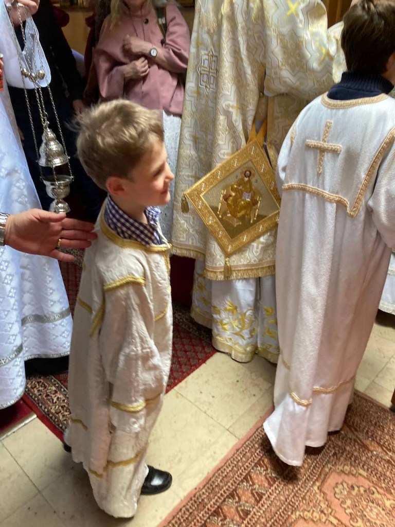 A New Reader is Tonsured at the Altar Feast in Meudon, France ...